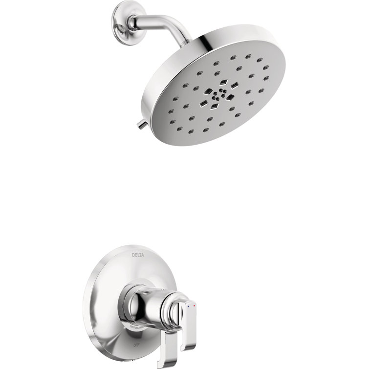 Delta Tetra 17T Series Dual-Function Shower Faucet Set, H2Okinetic ...