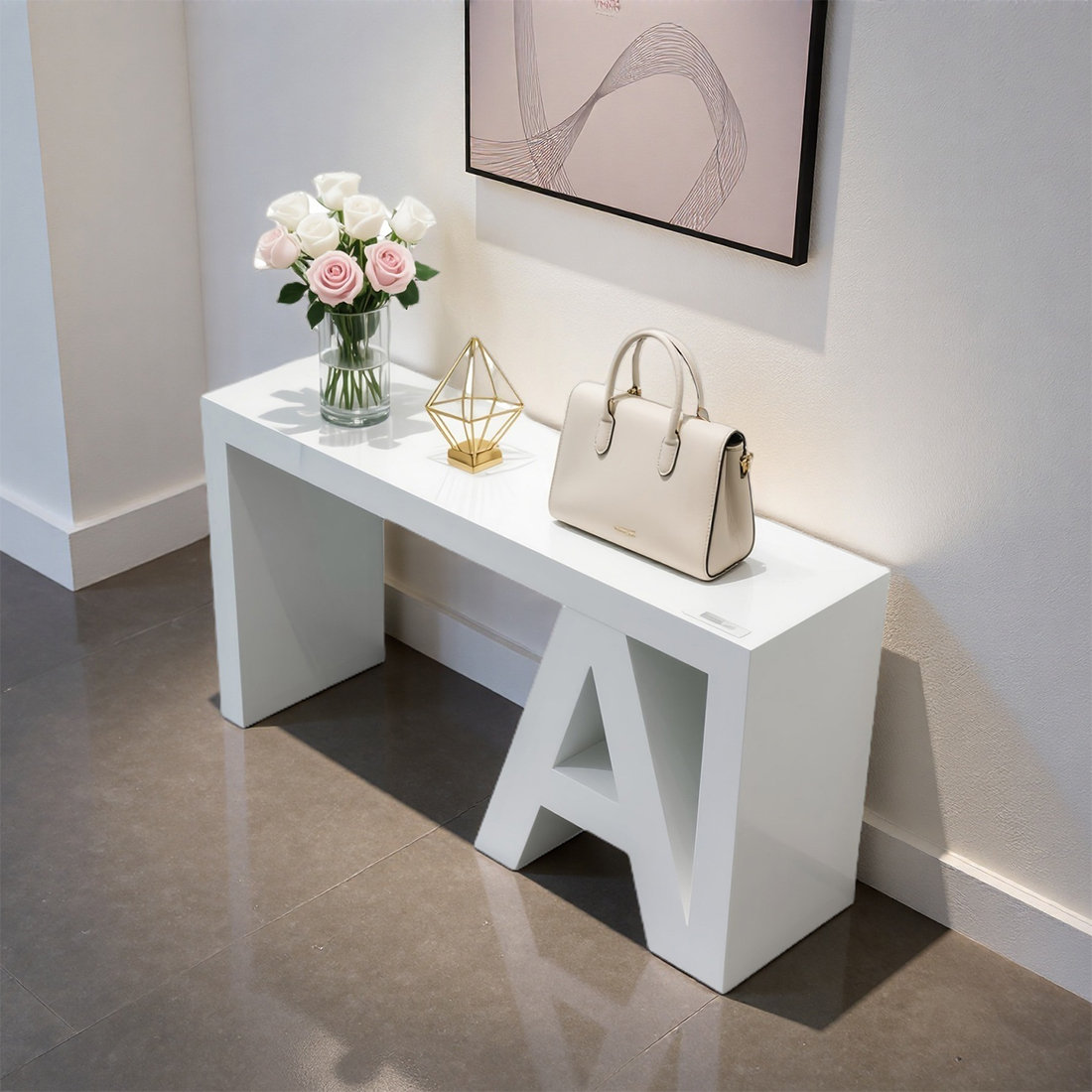Orren Ellis White A Frame Boutique Display Table - Wayfair Canada