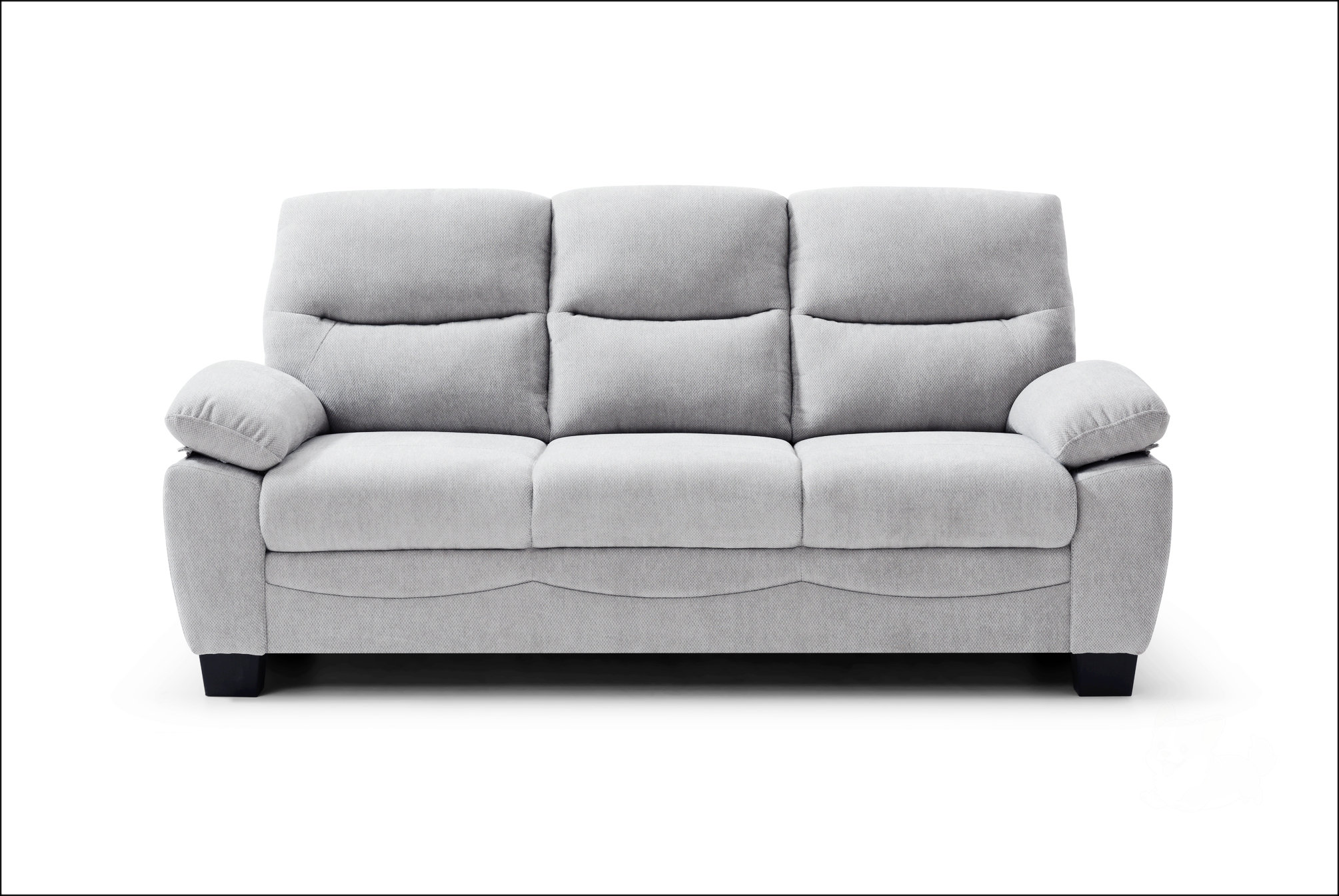 George Oliver Comfortable Sofa With Removable Back And Pillow Top Arms ...