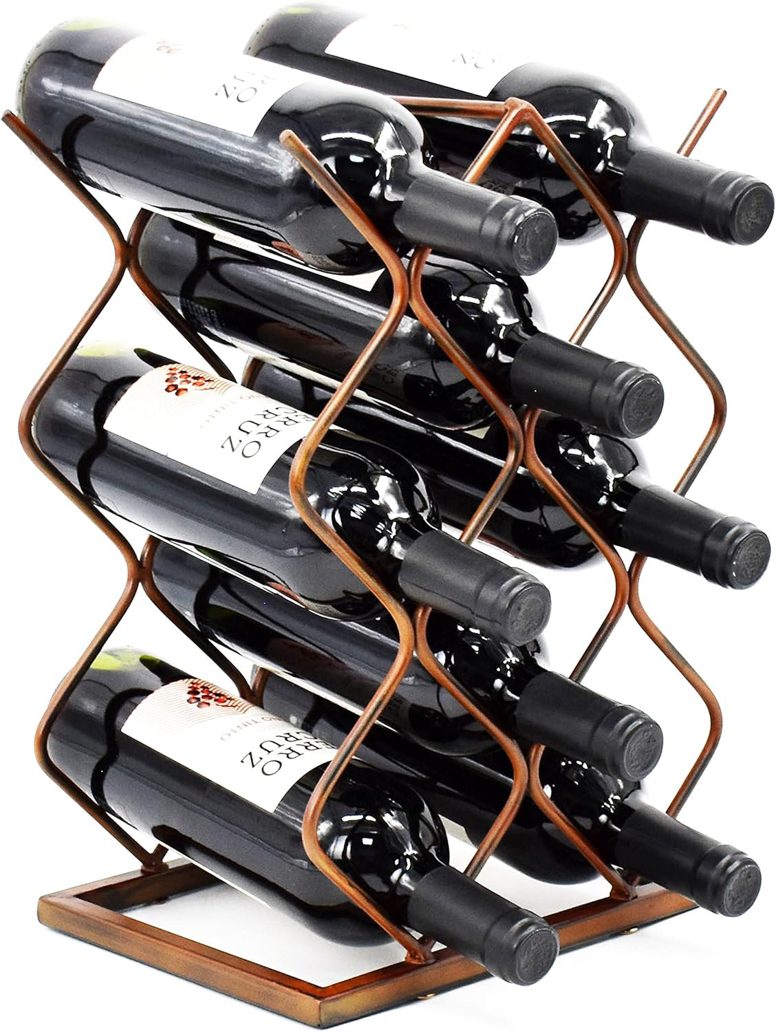 Latitude Run® Wine Racks Countertop 8 Bottles Wine Rack Wine Holder ...