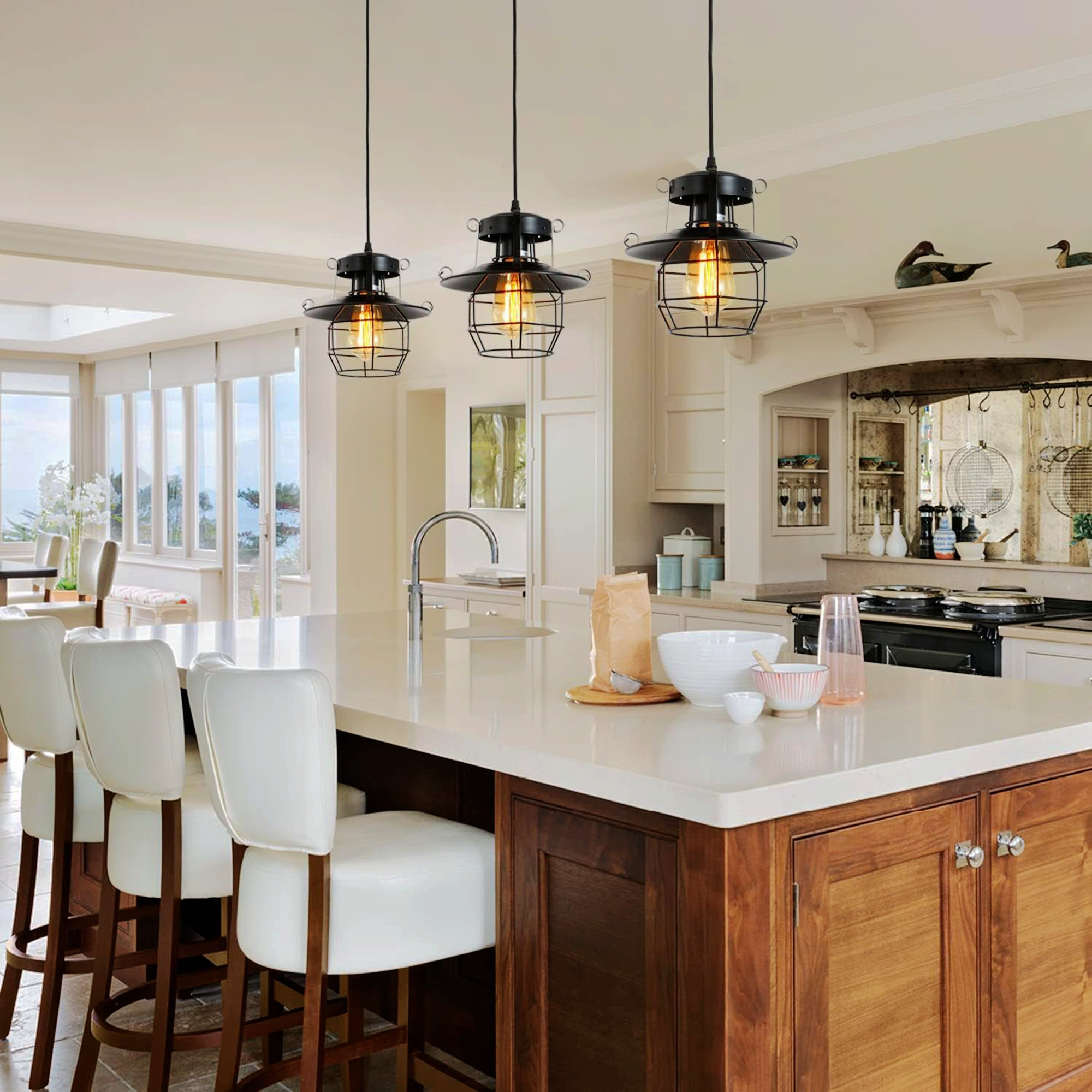 Williston Forge Jadesha 1 - Light Black Single Pendant | Wayfair