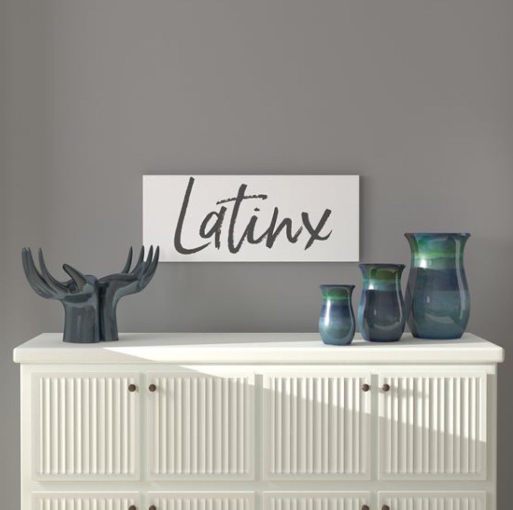 Ebern Designs Aidyen Latinx - Unframed Textual Art Print on Canvas ...