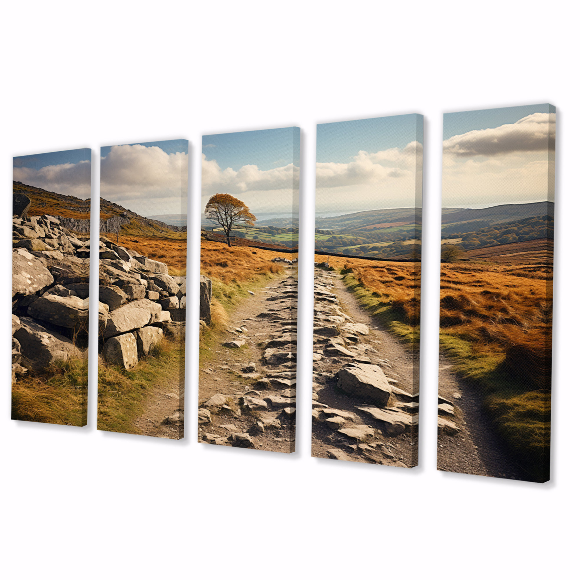 Millwood Pines Ireland Wandering Paths - Ireland Wall Art Living Room ...