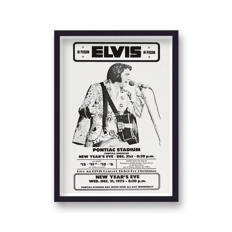 Happy Larry Elvis New Years Eve 1975 - Print | Wayfair.co.uk