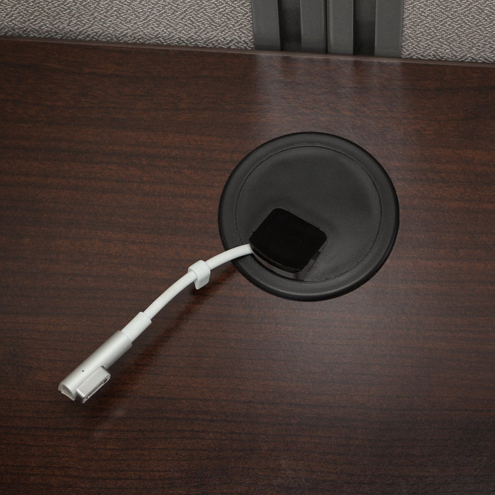 Bush Business Furniture Easy Office Rectangle 4 Person Cubicle with ...