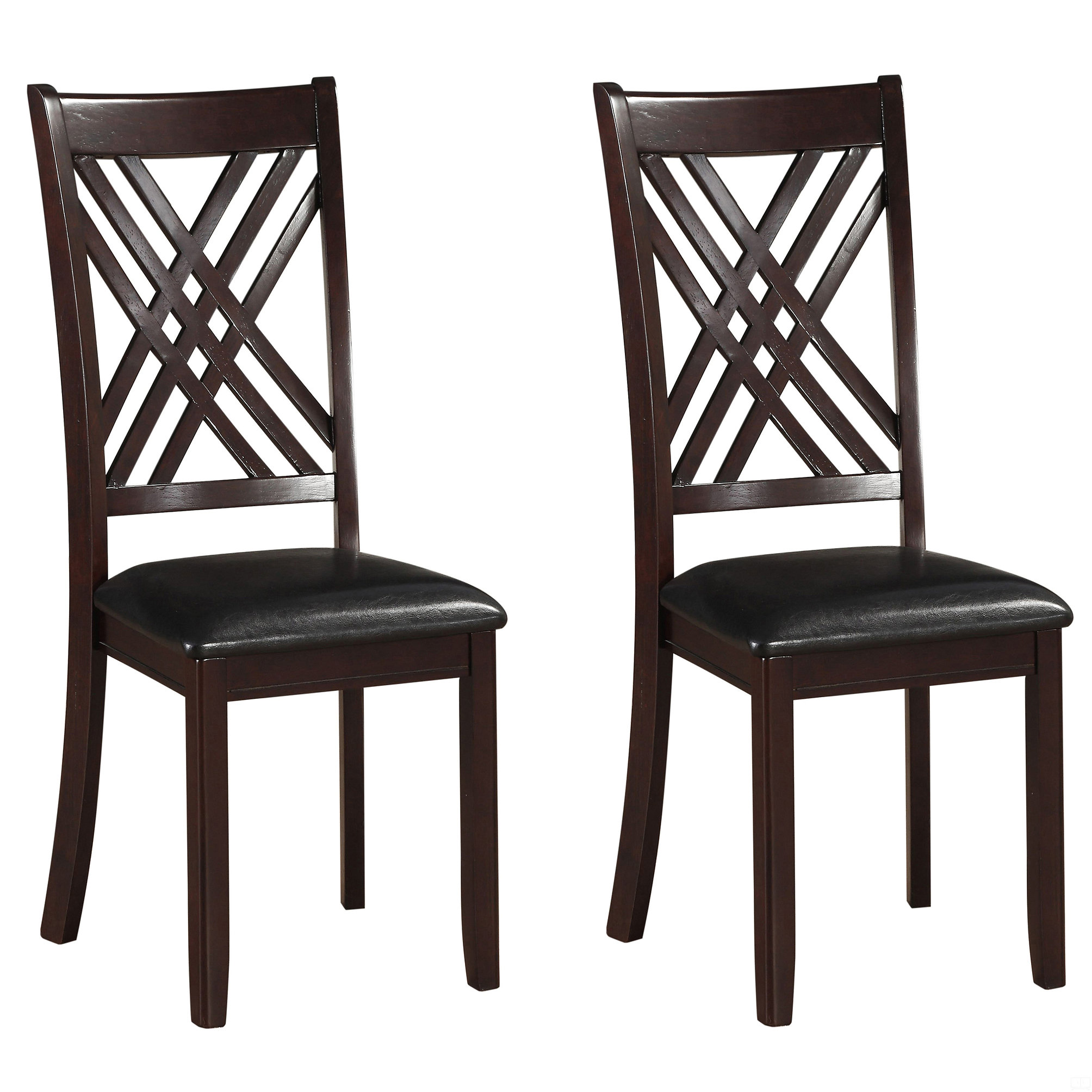 Red Barrel Studio® Cross Back Side Chairs (Set Of 2) | Wayfair