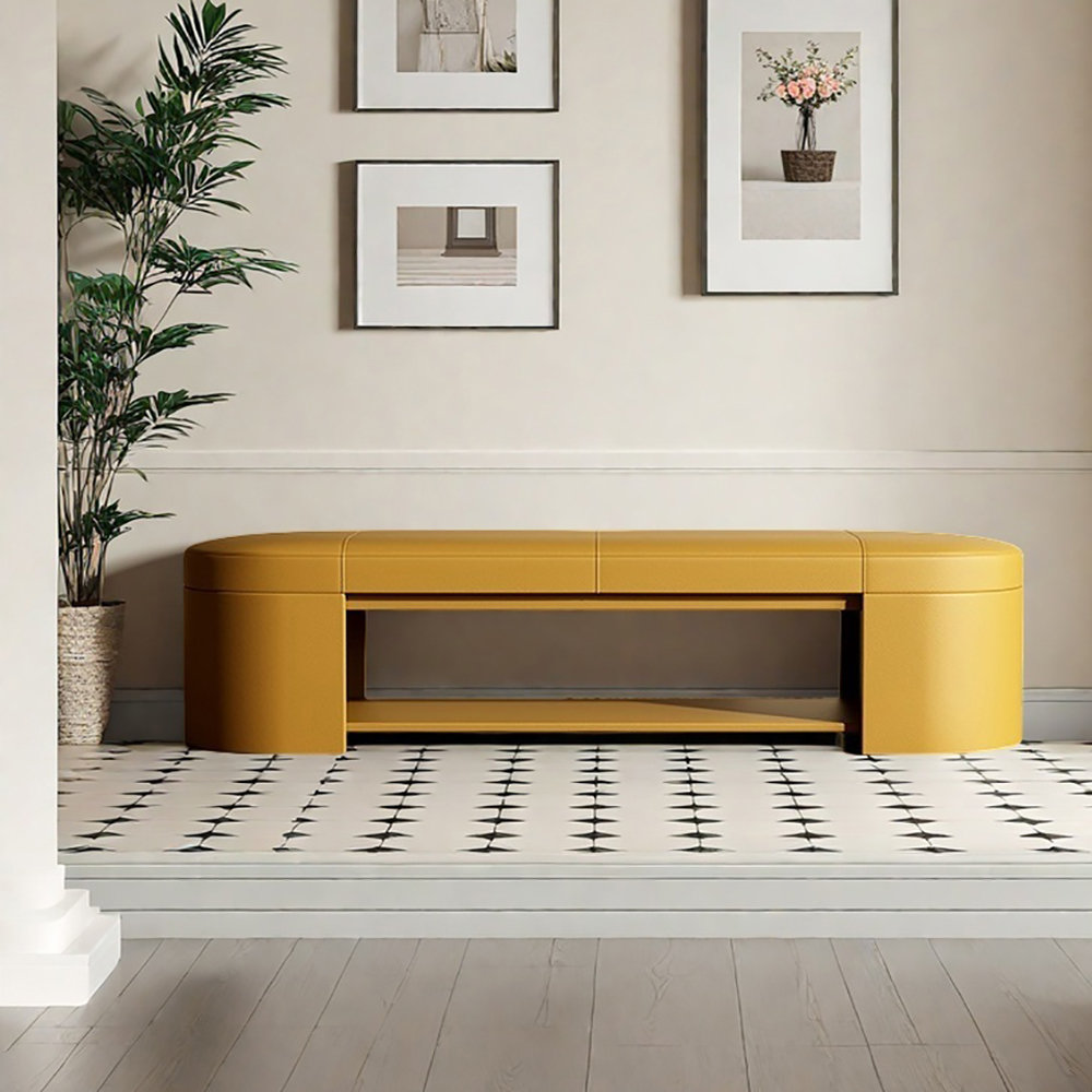 interanest 55.1in Shoe Changing Stool Shoe Storage Stool | Wayfair