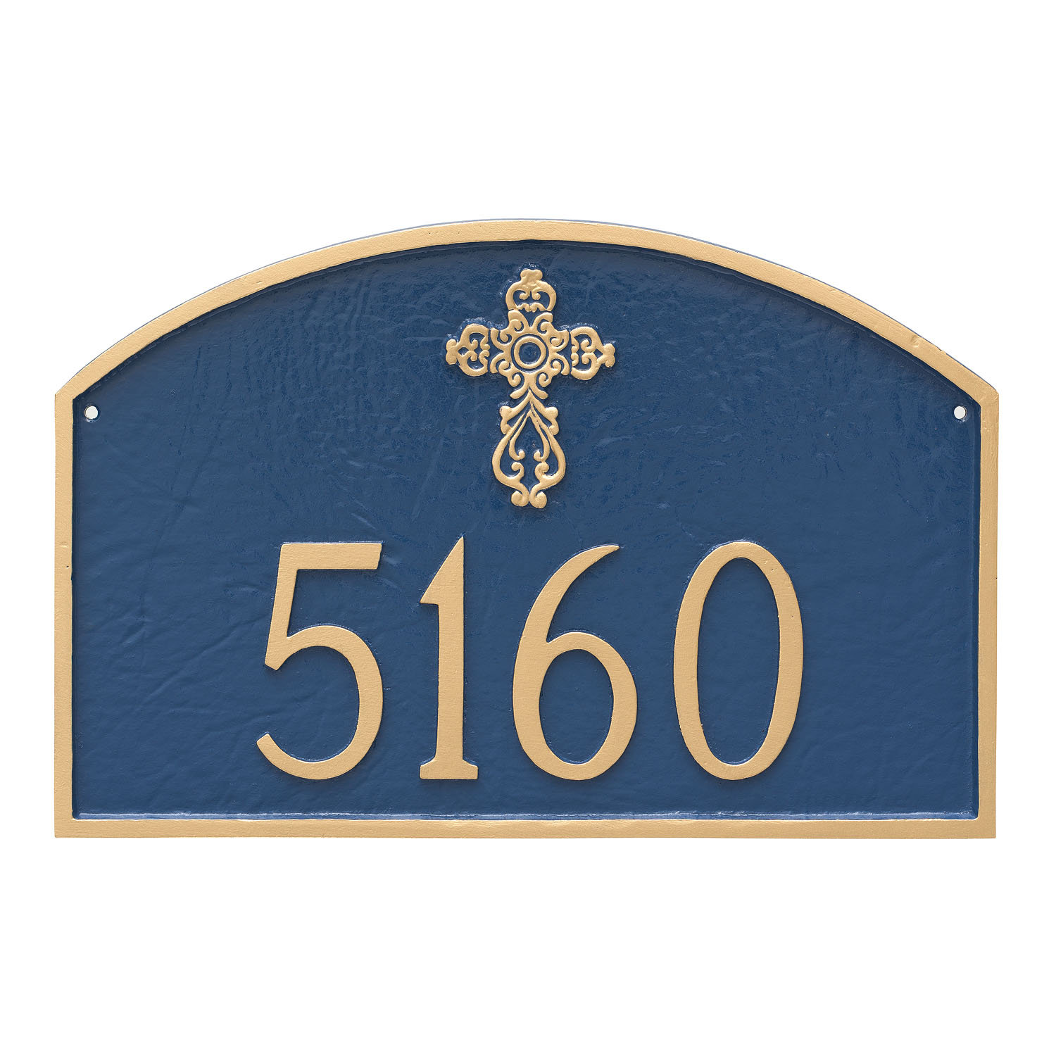 Montague Metal Products Inc. Prestige 1-Line Wall Address Plaque | Wayfair