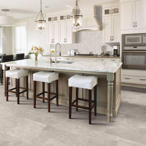 Merola Tile Ferraras Series 8" x 12" Ceramic Marble Look Wall Tile ...