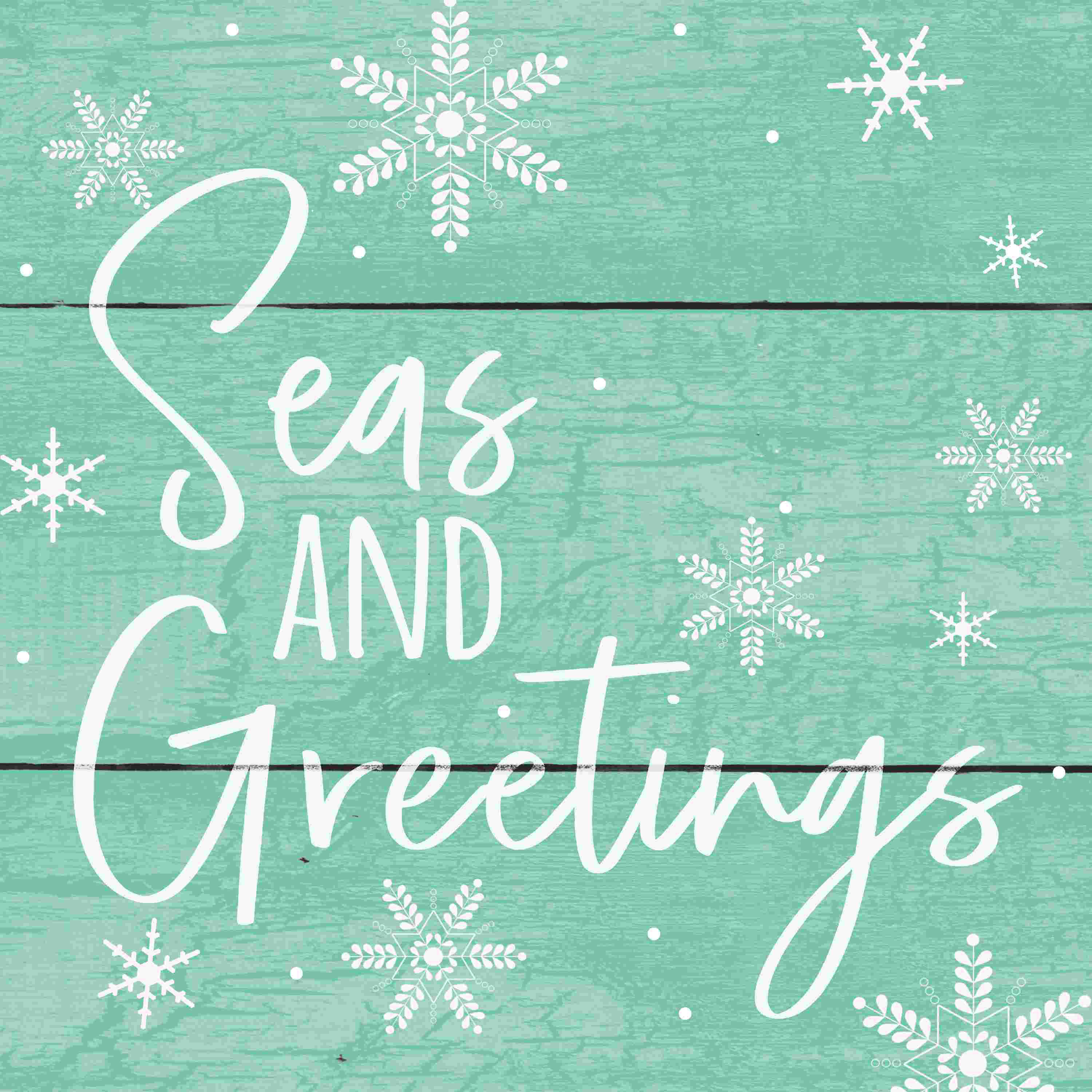 The Holiday Aisle® Seas And Greetings Blue Shiplap | Wayfair