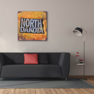 Epic Graffiti 'North Dakota' by Art Licensing Studio Canvas Wall Art ...