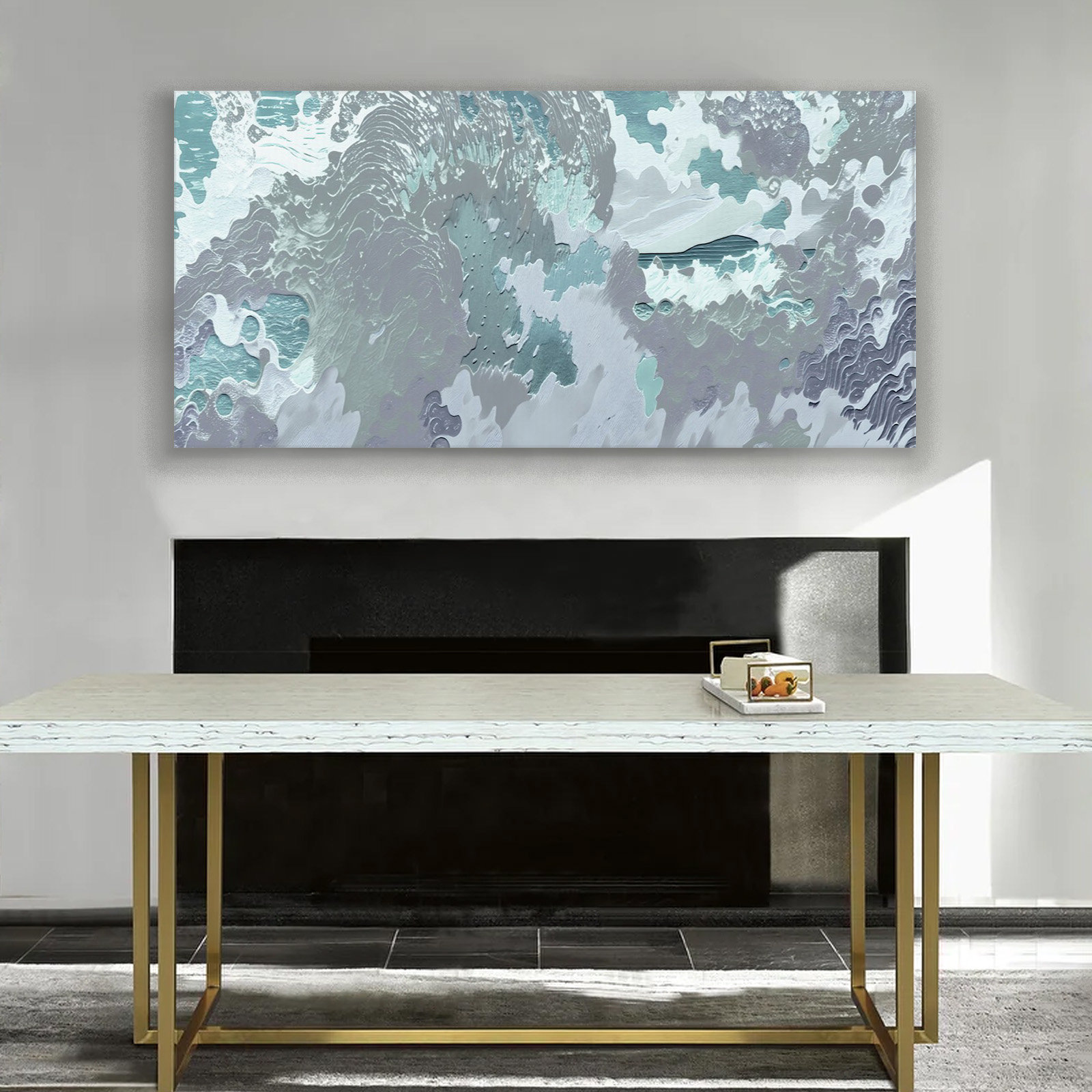 Brayden Studio Azeil Brayden Studio® "Modern Earth 230" Canvas Print By ...