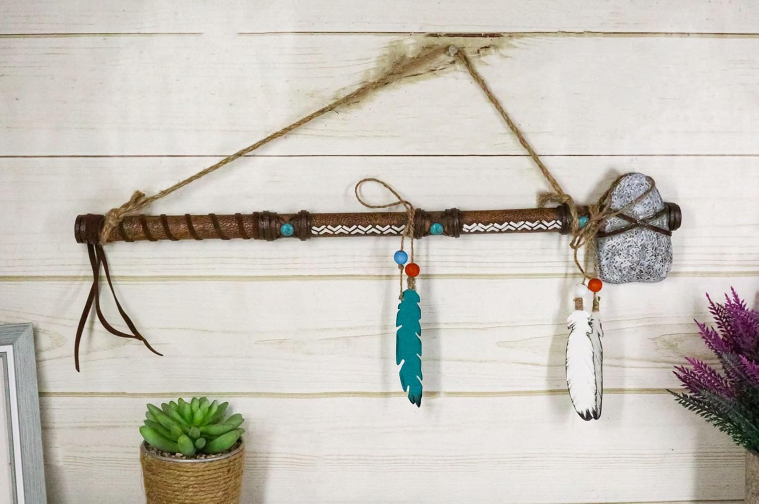 Foundry Select Native American Sioux Indian Tribal Warrior Faux ...