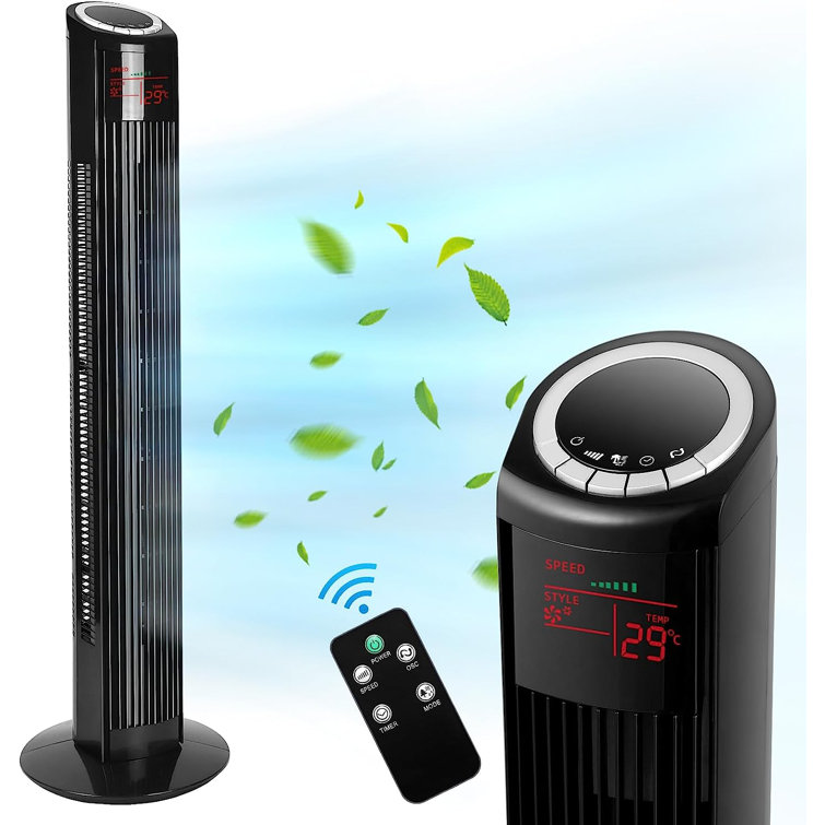 Symple Stuff Andia 98.5cm Oscillating Tower Fan | Wayfair.co.uk