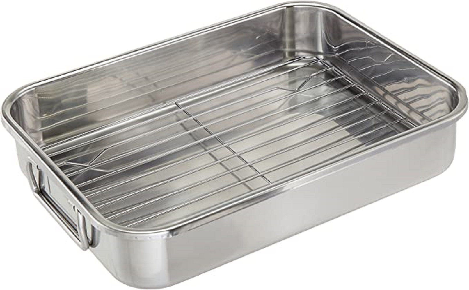 Cook Pro 12.5 in. Stainless Steel Roasting Pan & Reviews | Wayfair