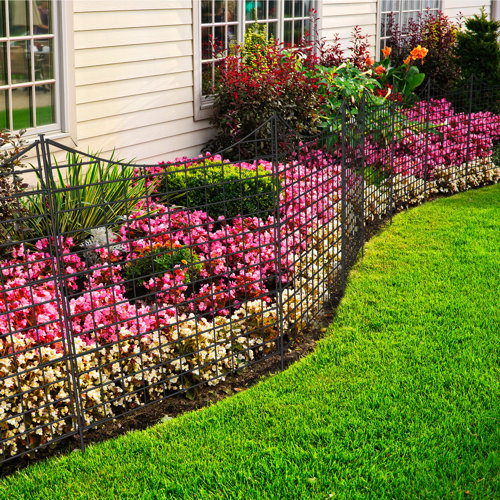 YITAHOME 3 ft. H x 3 ft. W Steel Fence Panel & Reviews | Wayfair