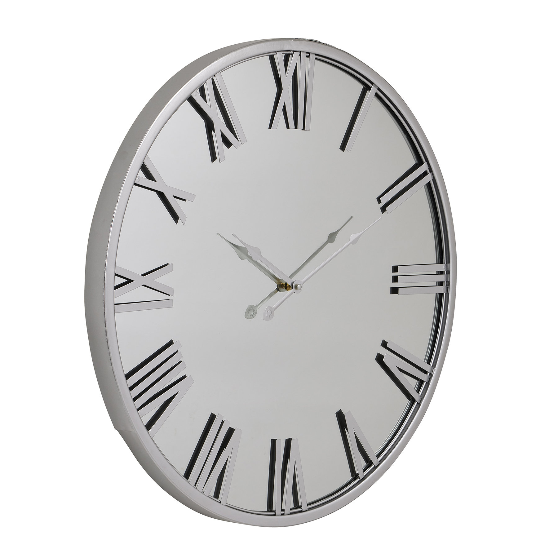 Borough Wharf Anetia Mirrored Wall Clock | Wayfair.co.uk
