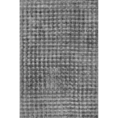 Mercer41 Jeni SuperiorWash Solid Faux Rabbit Machine Washable Area Rug ...