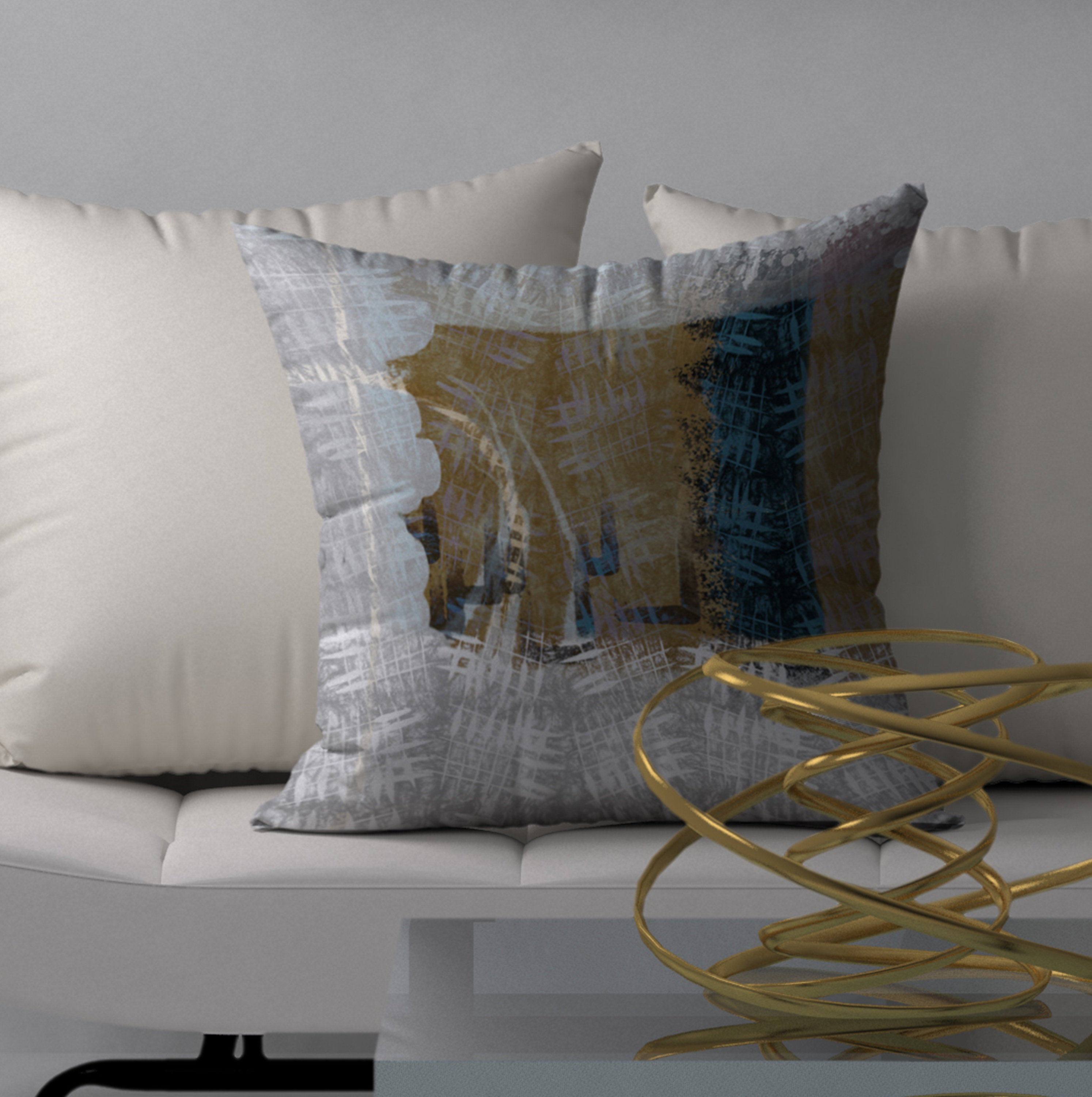 LeRoi Products Power Square Pillow Cover & Insert | Wayfair