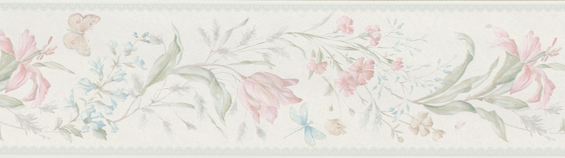 Brewster Home Fashions Charming Mirage Signature V 15' x 6.5" Floral ...