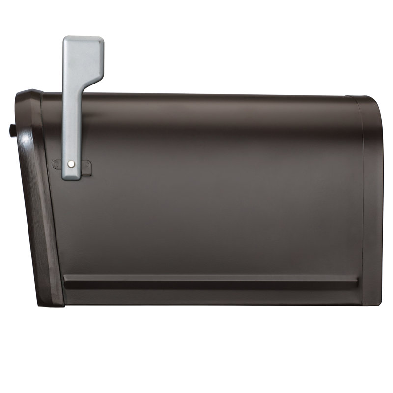 Architectural Mailboxes Oasis Steel Post Mounted Mailbox with Magnetic ...
