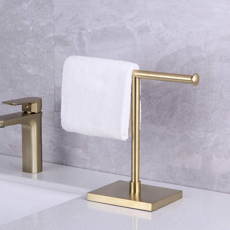 QIANXI Towel Rack Hand Towel Stand, Bathroom Towel Holder Stand SUS304 ...