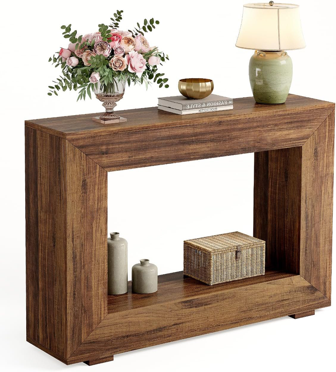 Millwood Pines 47 Inches Console Table, Sofa Table With Storage, Modern ...