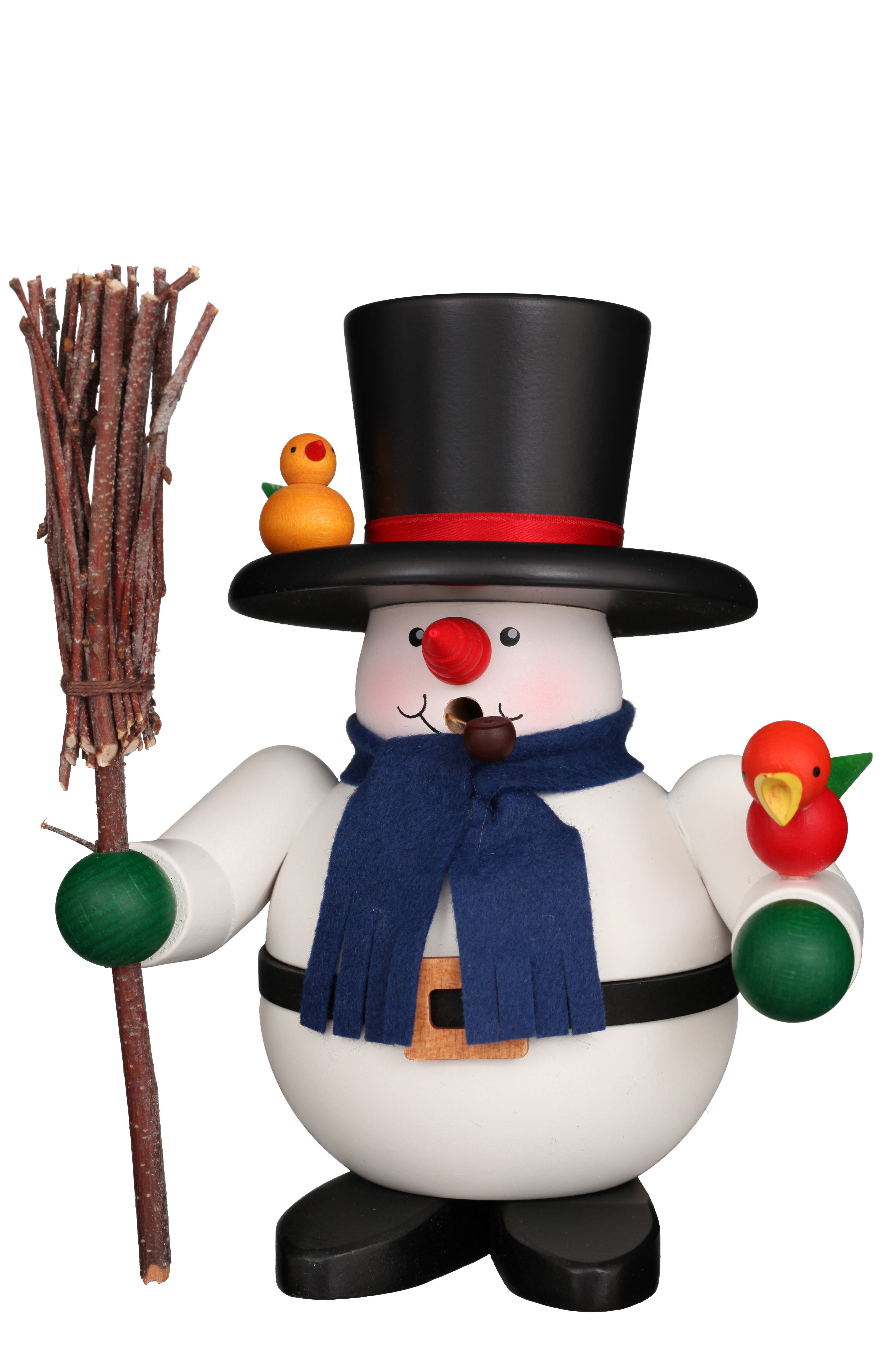 Christian Ulbricht Smoker - Rolly Polly Snowman With Birds | Perigold