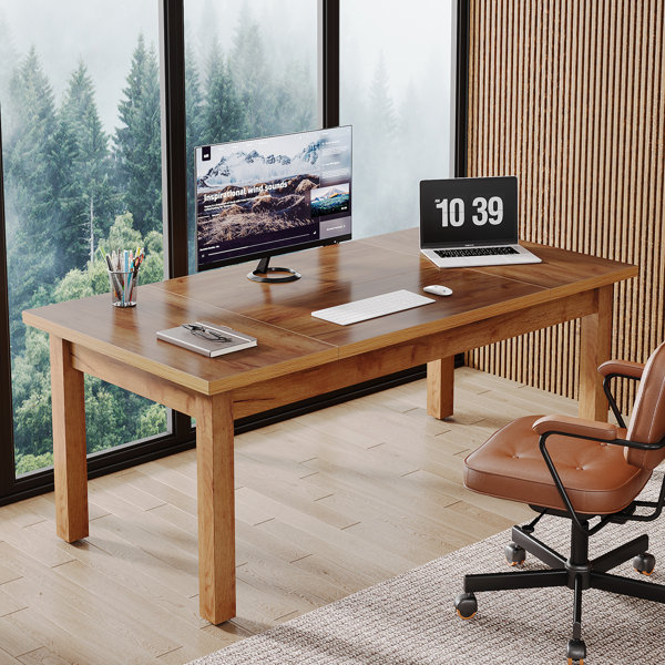 Millwood Pines Cartegena 70.86'' W Rectangle Computer Desk & Reviews ...