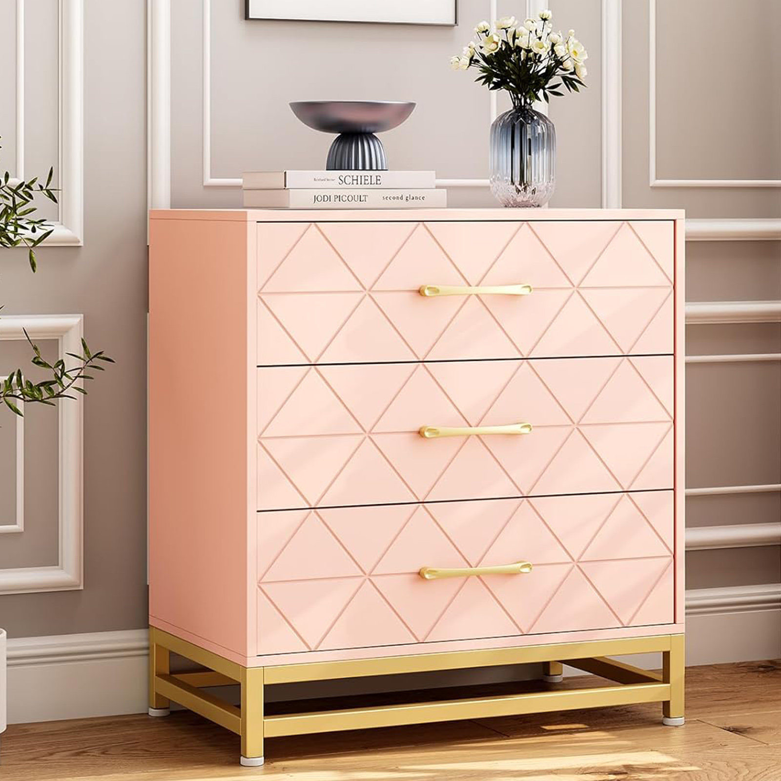 Tackview 3-drawer Modern Dresser With Wide Drawers - Wayfair Canada