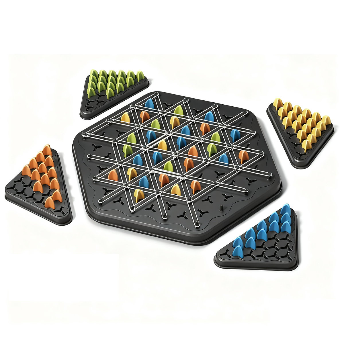 DRODE Fun Family Board Game For 2-4 Players, Geometric Strategy Board ...