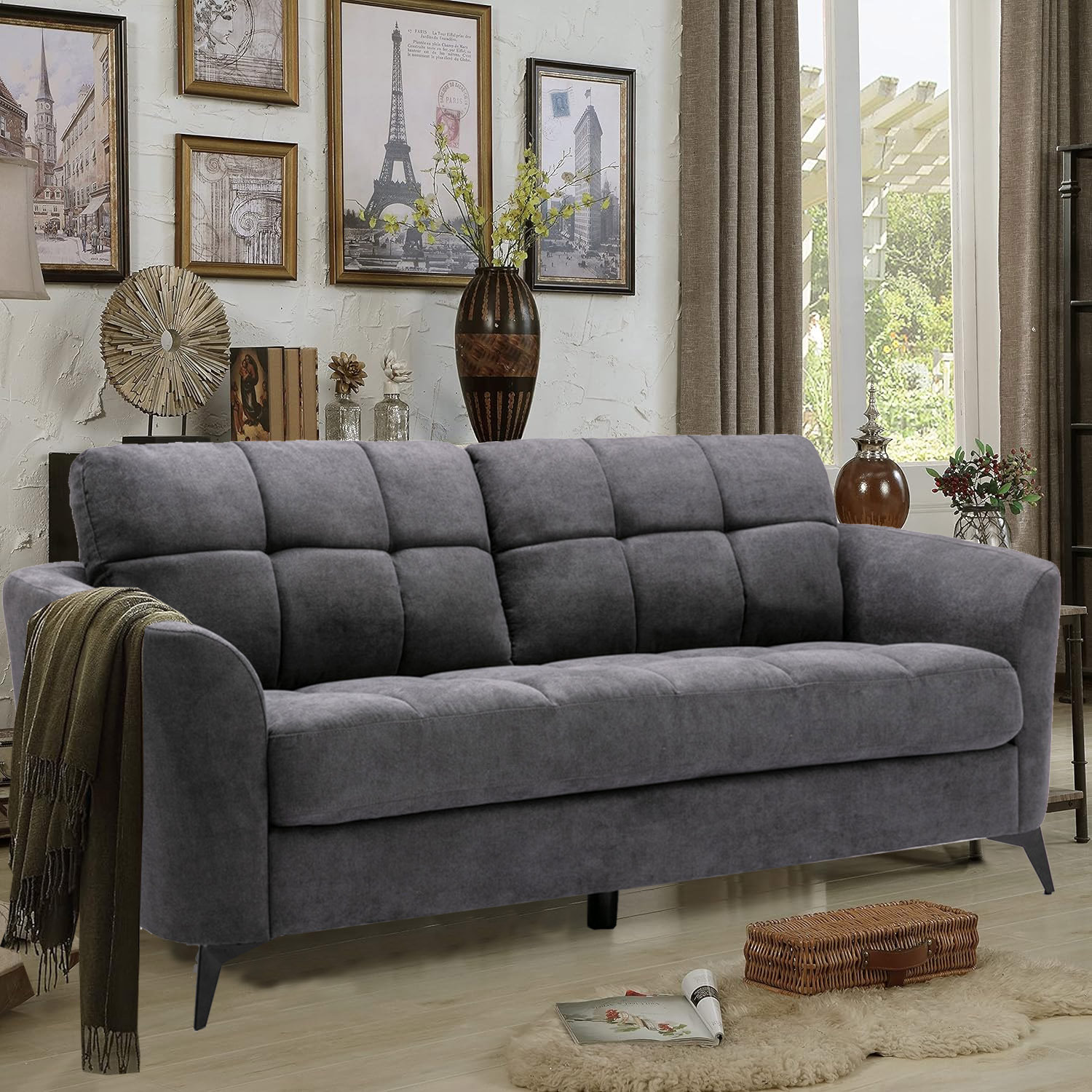 Ivy Bronx Kevlin 79" Upholstered Sofa | Wayfair