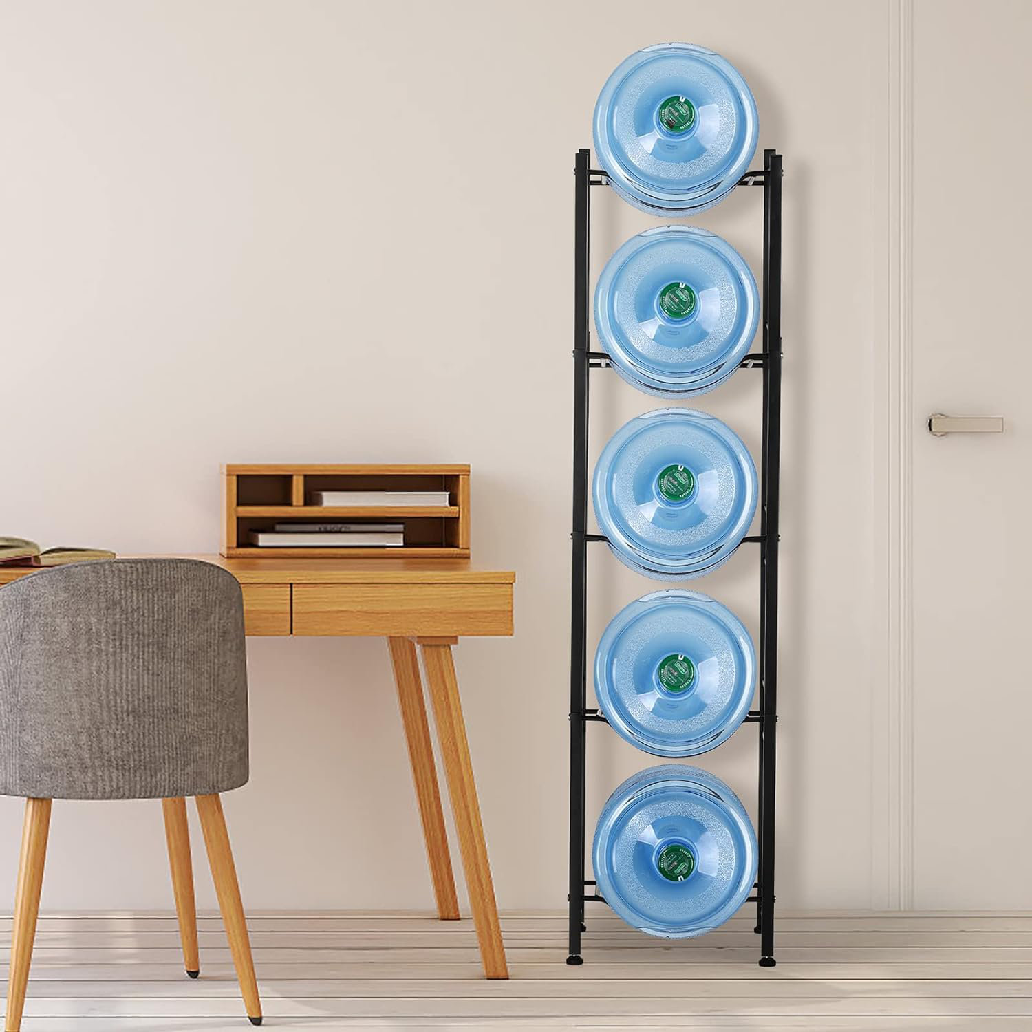 WFX Utility™ 5 Gallon Water Jug Rack, 5-Tier Water Bottle Holder ...