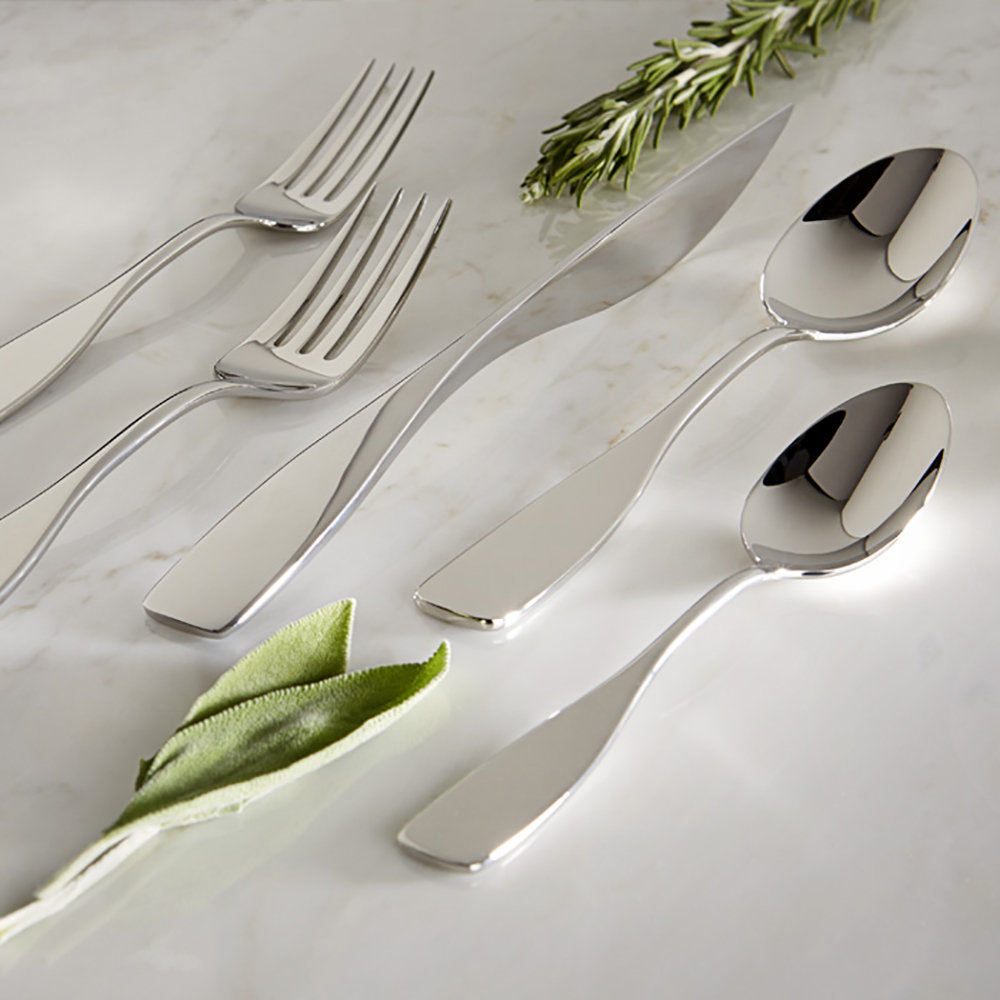 Gourmet Settings Goddess 20 Piece Flatware Set, Service for 4 & Reviews ...