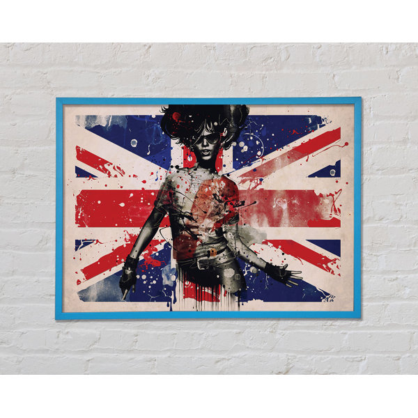 Williston Forge Union Jack Woman - Single Picture Frame Print | Wayfair ...