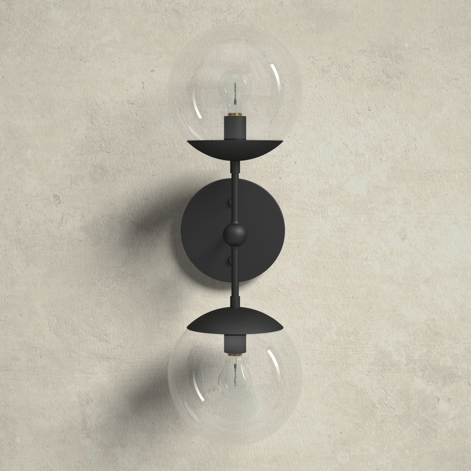 Birch Lane™ Barnhill 2 - Light Steel Armed Wall Sconce & Reviews | Birch Lane