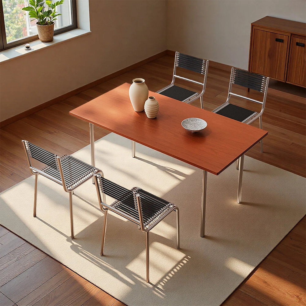 Red Barrel Studio® Simple luxurious solid wood dining table sets | Wayfair