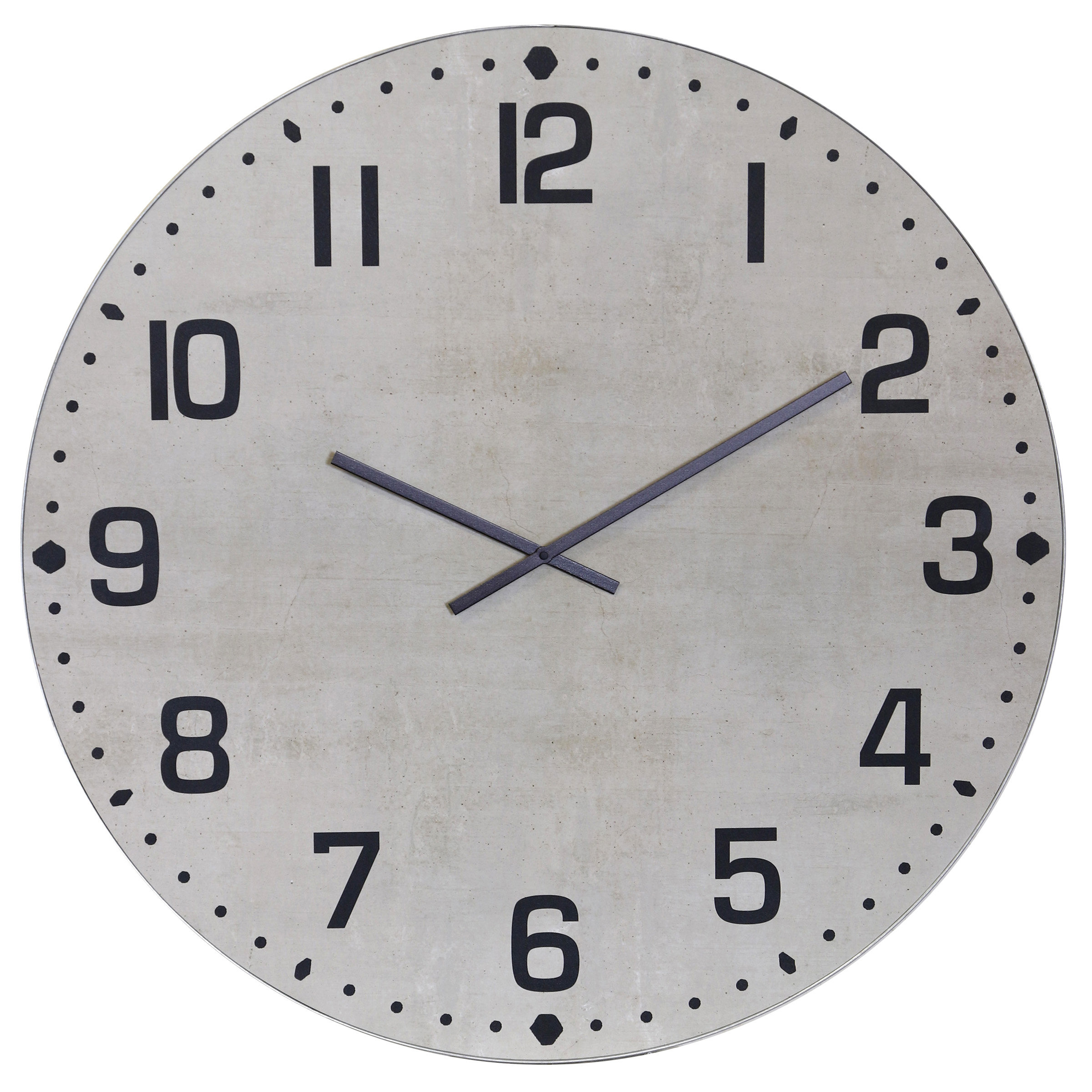 Trent Austin Design Spencer - Metal And Wood Transitional Wall Clock ...