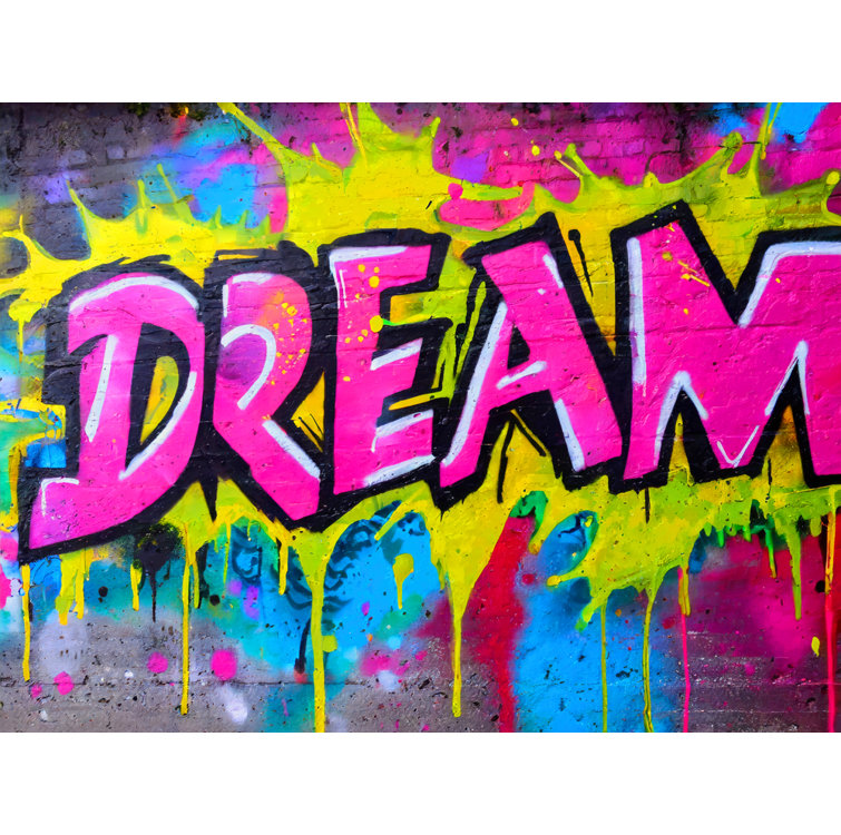 Wrought Studio Neon Graffiti Dream 5-Giclee Reproduction on Gallery ...