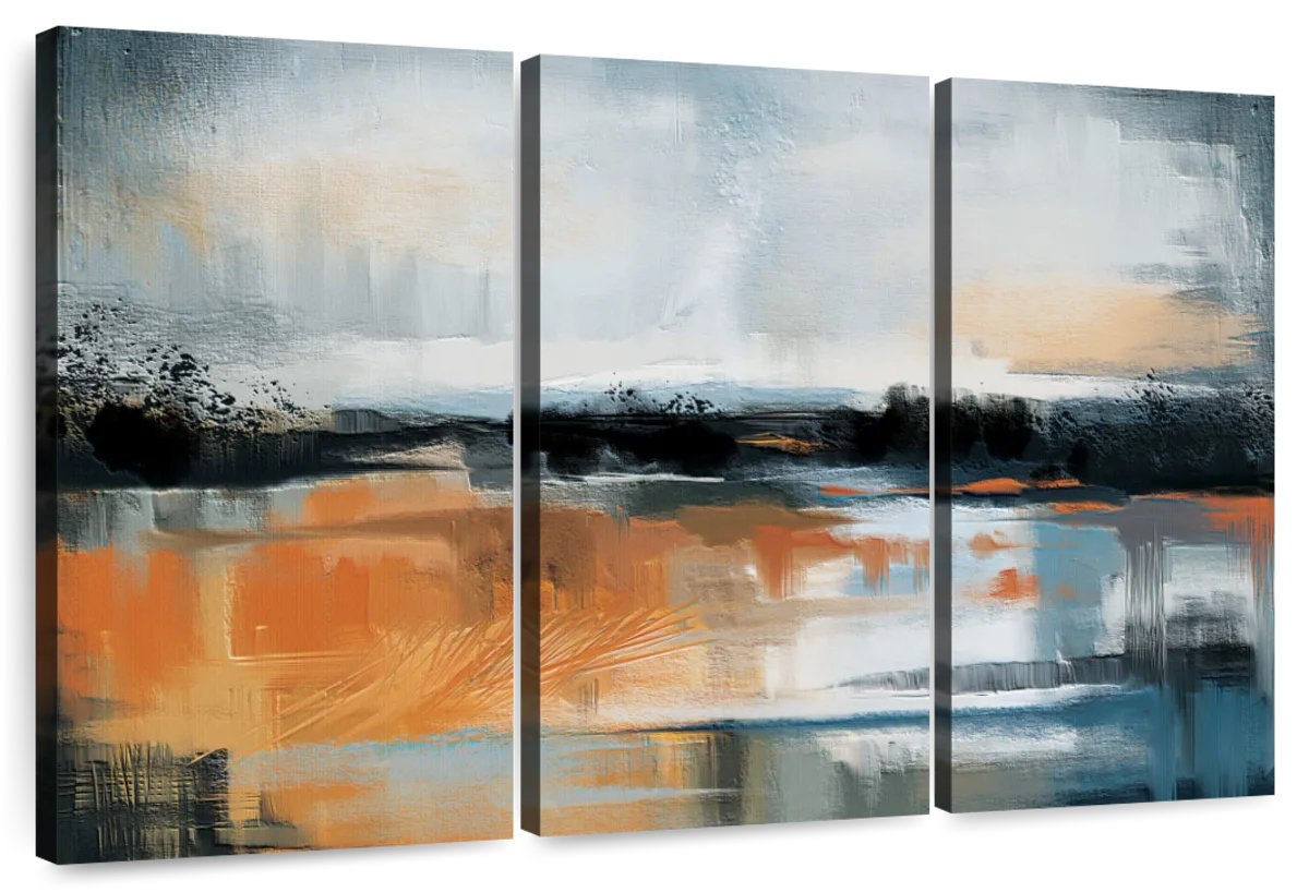 Wade Logan® Avery Sunstruck Abstract Landscape | Wayfair