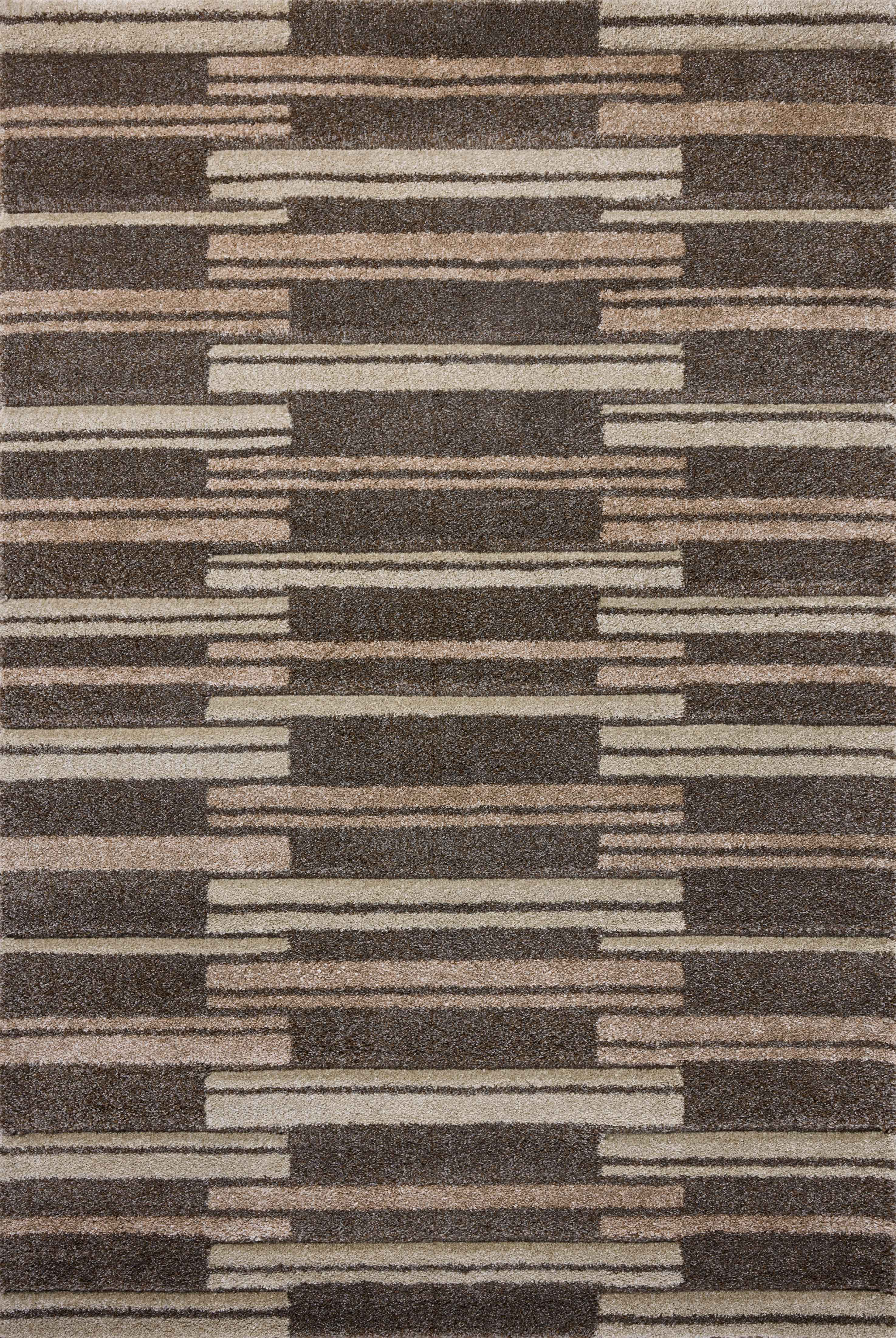 17 Stories Manali Mocha / Champagne Area Rug | Wayfair