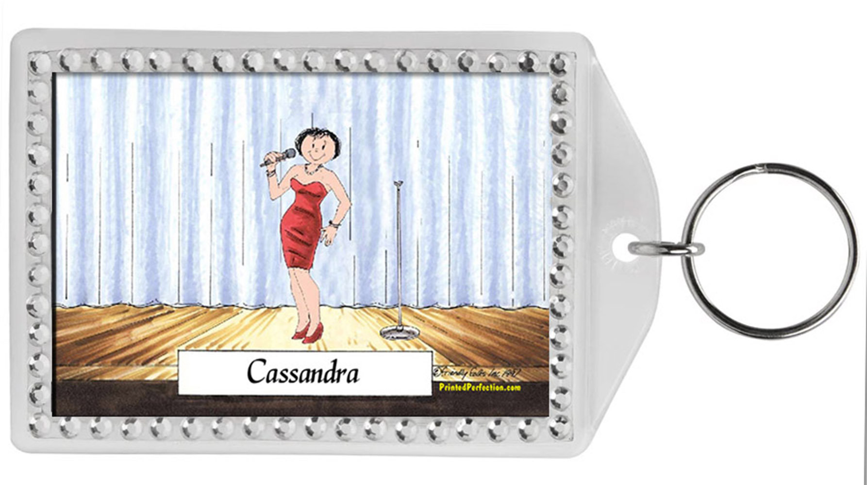 Printed Perfection Personalized Friendly Folks Singer - Female ...