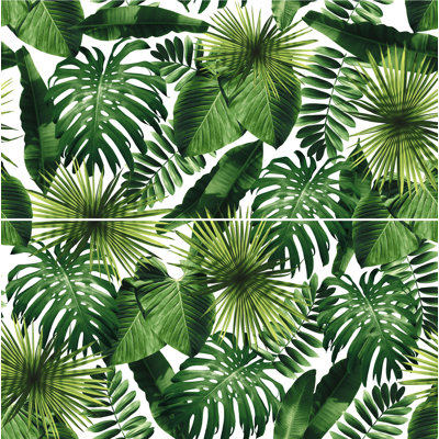 Imagine Tile, Inc. The Jungle Tile Collection - Emerald 12" x 24 ...