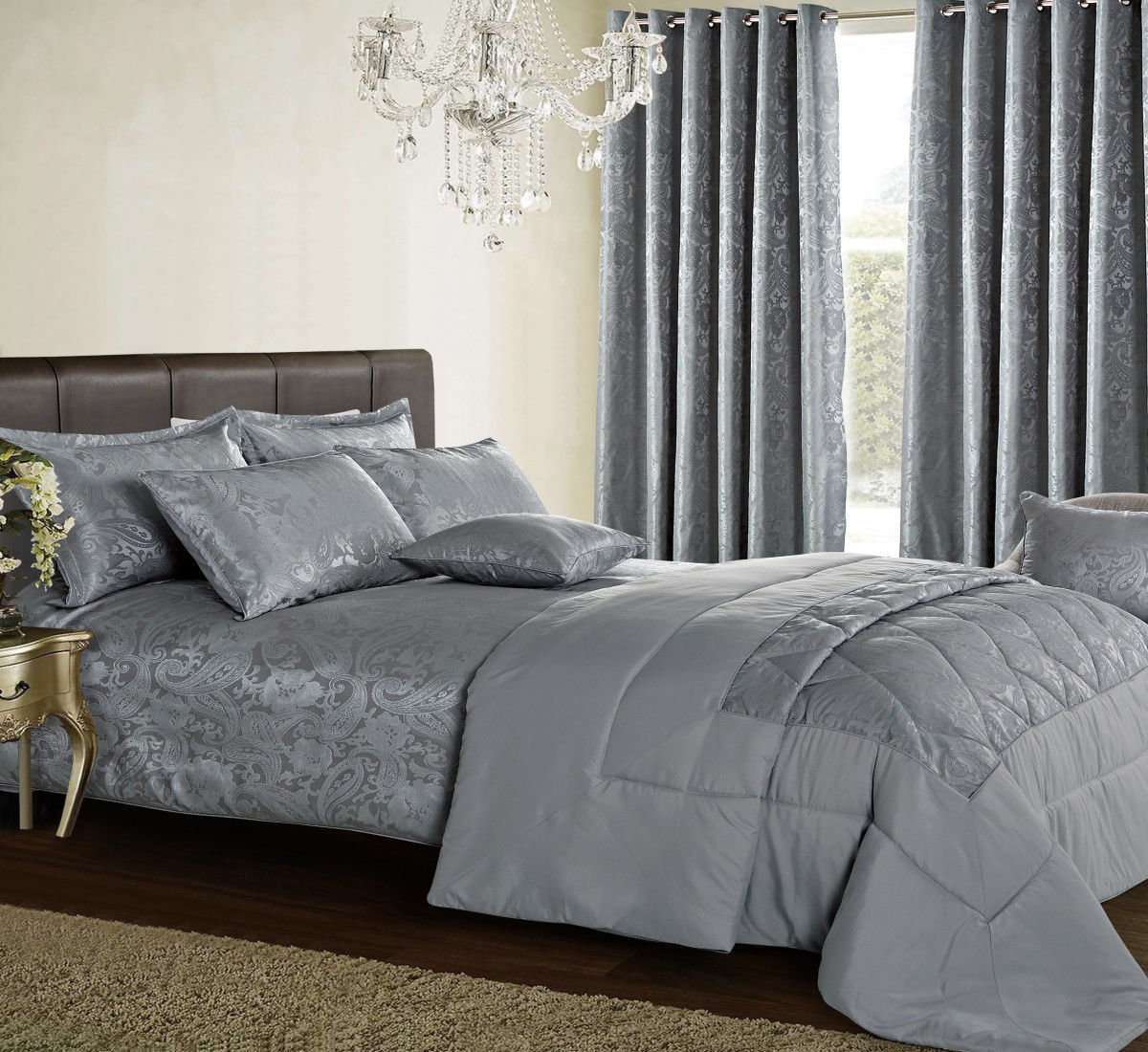 Astoria Grand Cleo Quilted Bedspread Set Polyester Bed Throw with ...