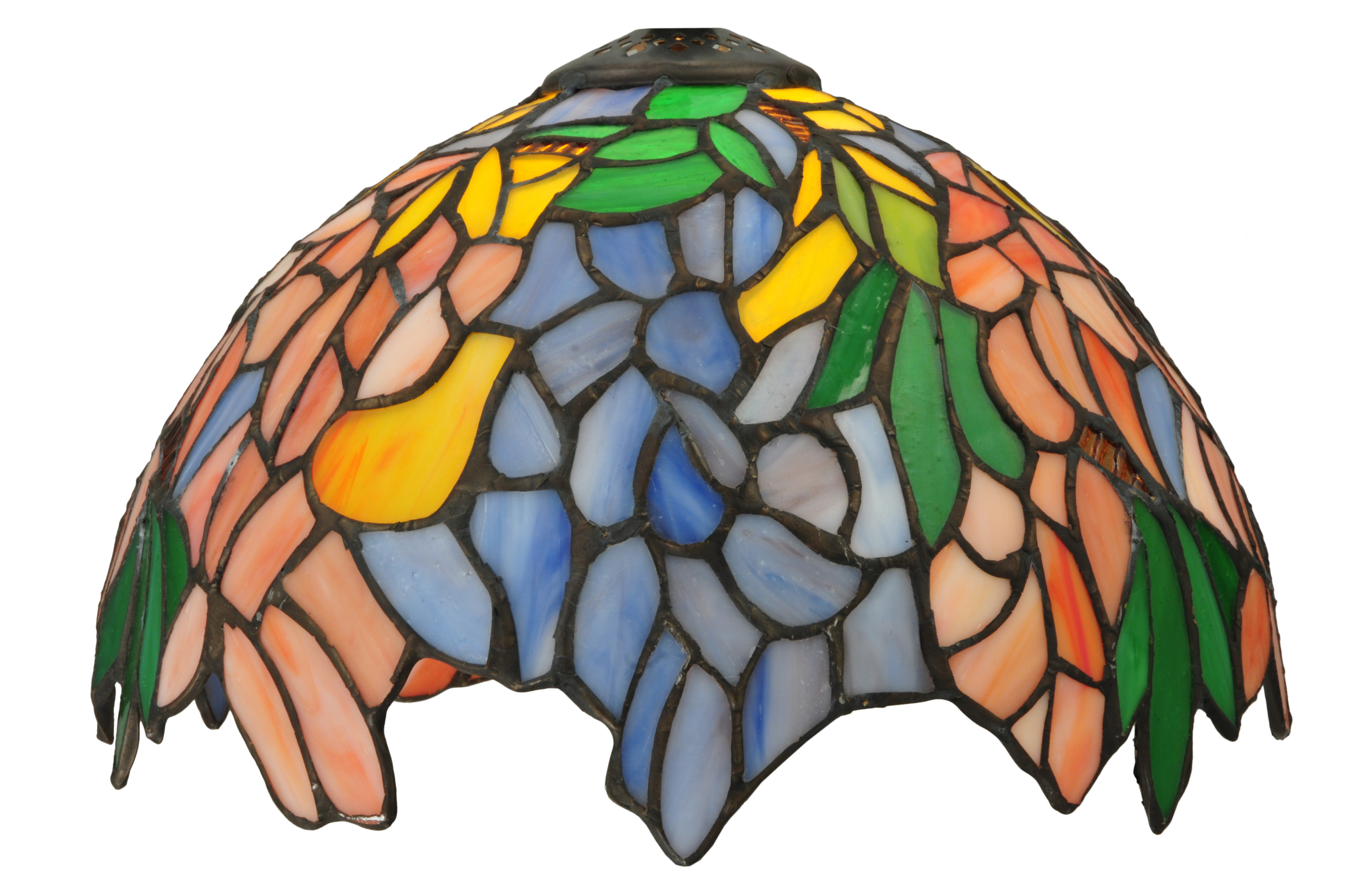 Meyda Lighting Laburnum 6'' H x 10'' W Glass Novelty Lamp Shade Spider ...