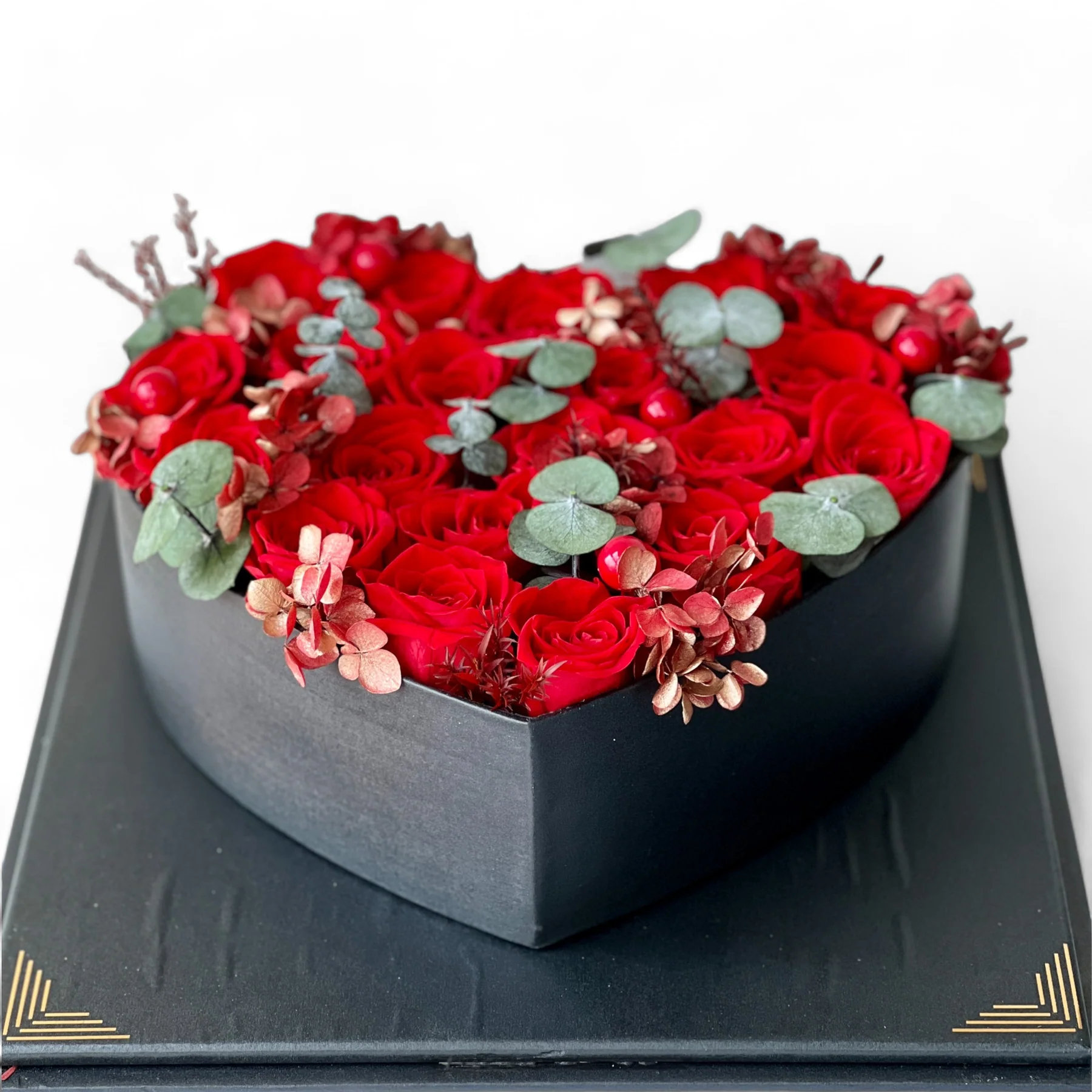 Petals And Spring Preserved Rose Arrangement in Box | Wayfair