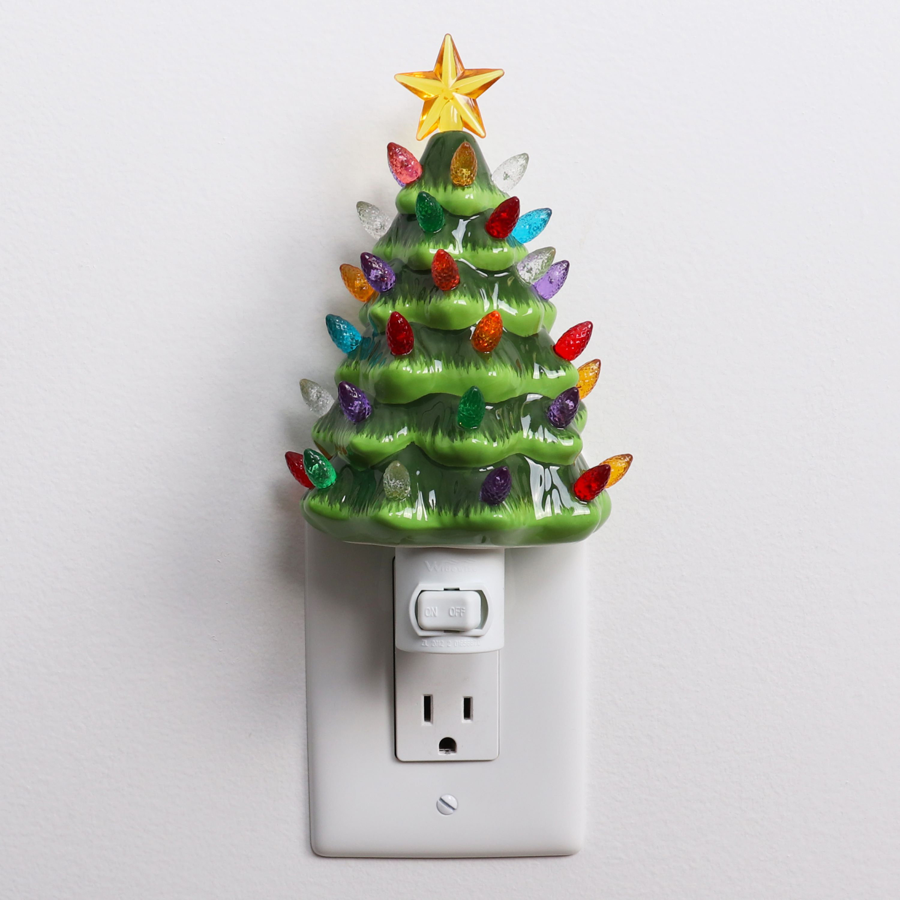 The Holiday Aisle® Christmas Lamp Night Light - Christmas Tree Night ...