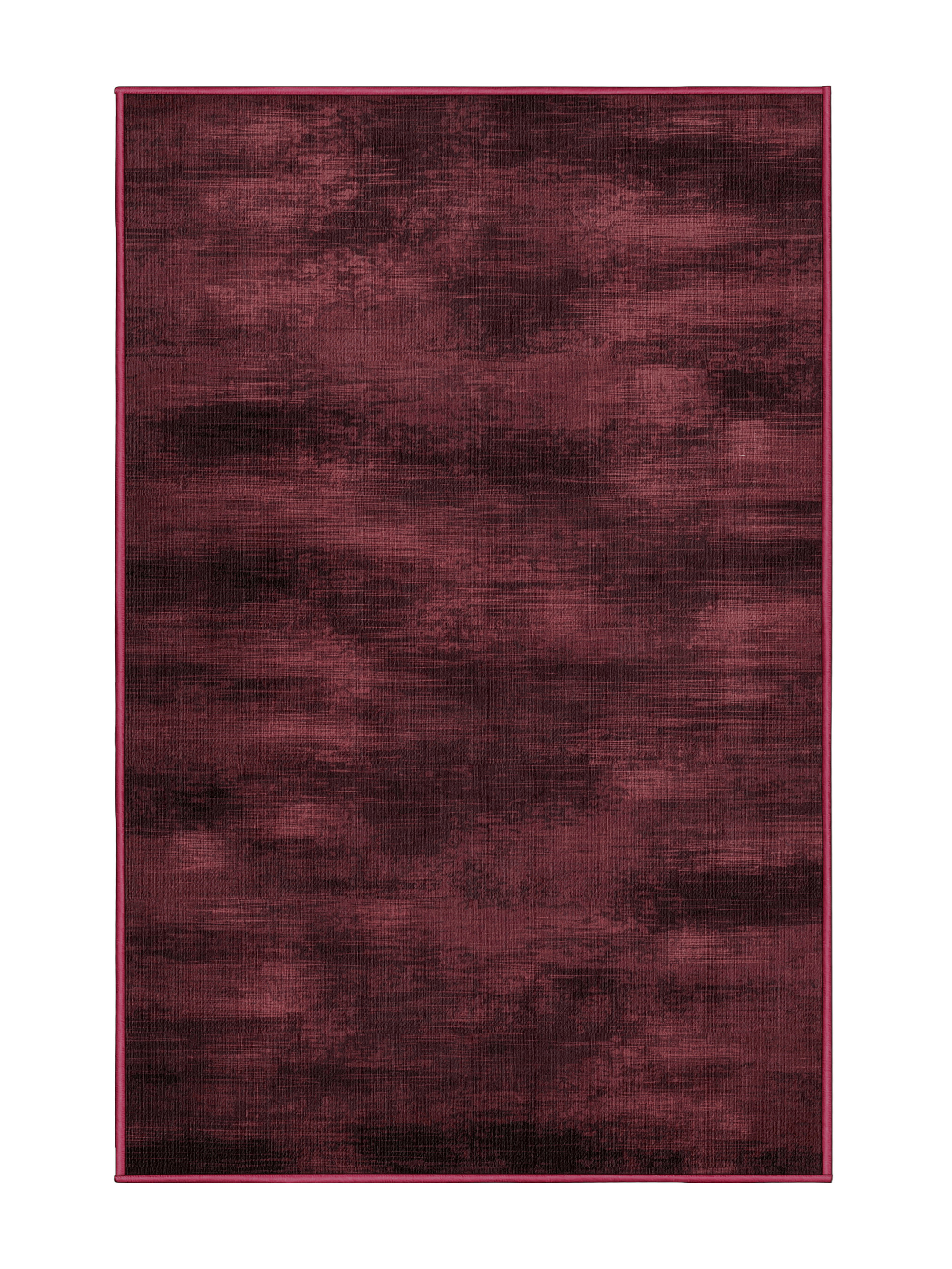 Hokku Designs Machine Washable Abstract Red Area Rug | Wayfair