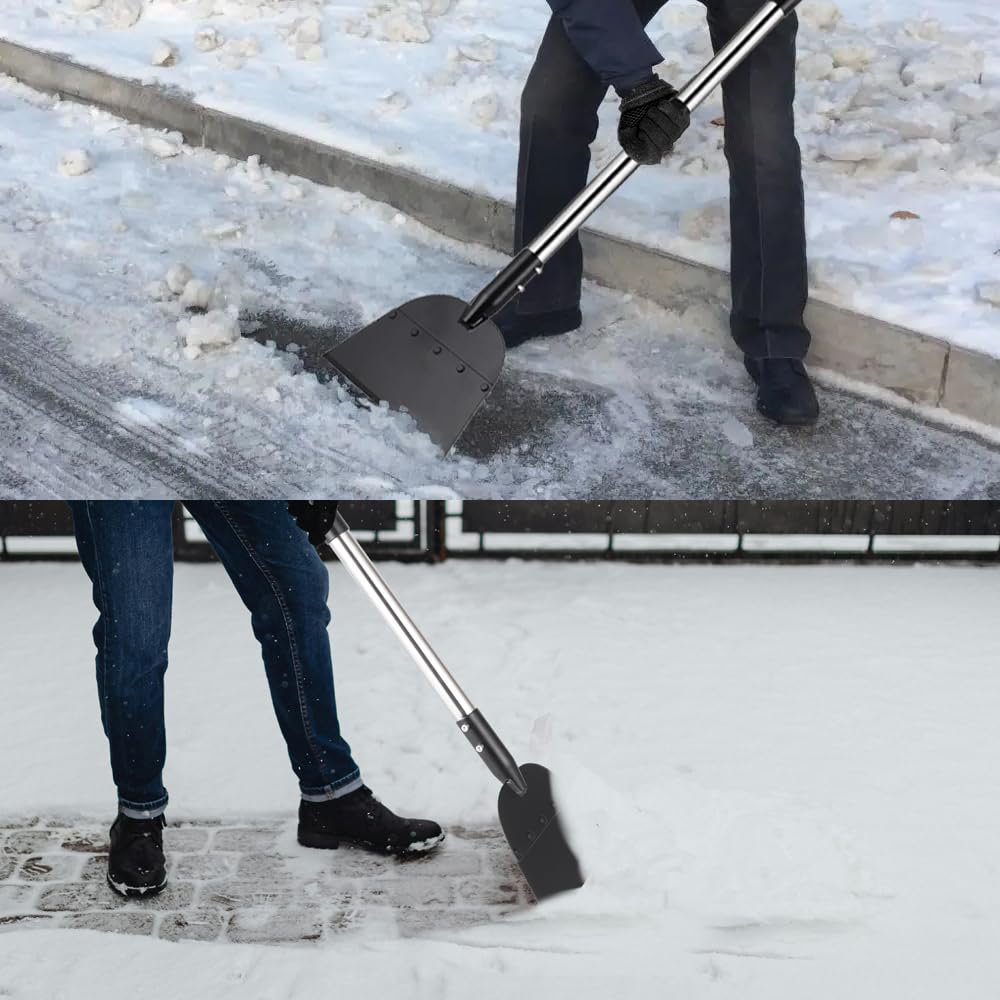 FURNITURE COUNTRY CORP. Snow Shovel, Ice Scraper Tool For Driveway ...