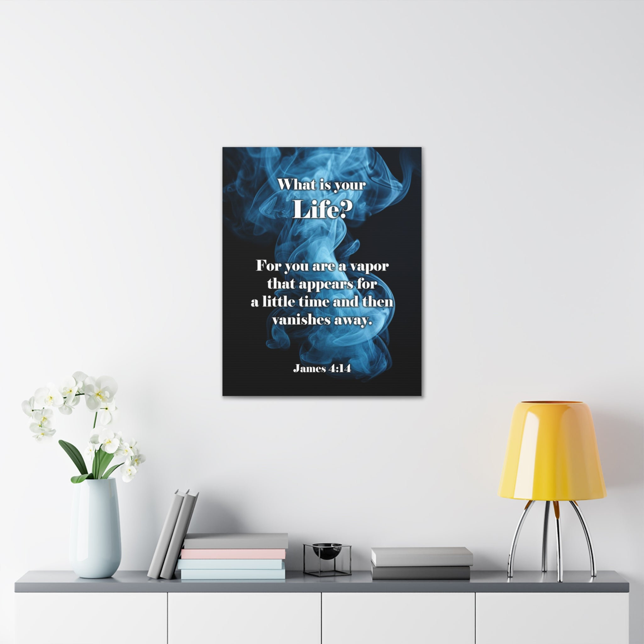 Trinx Life is a Vapor James 4:14 Christian Wall Art Print | Wayfair
